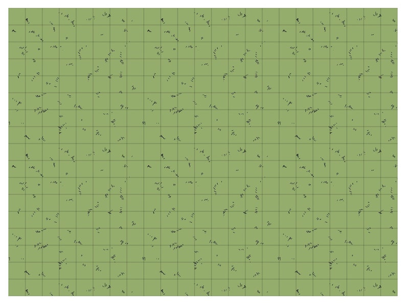 Basic Terrain 1 X 1 Inch Gridded Battle Maps (various Sizes) - Etsy