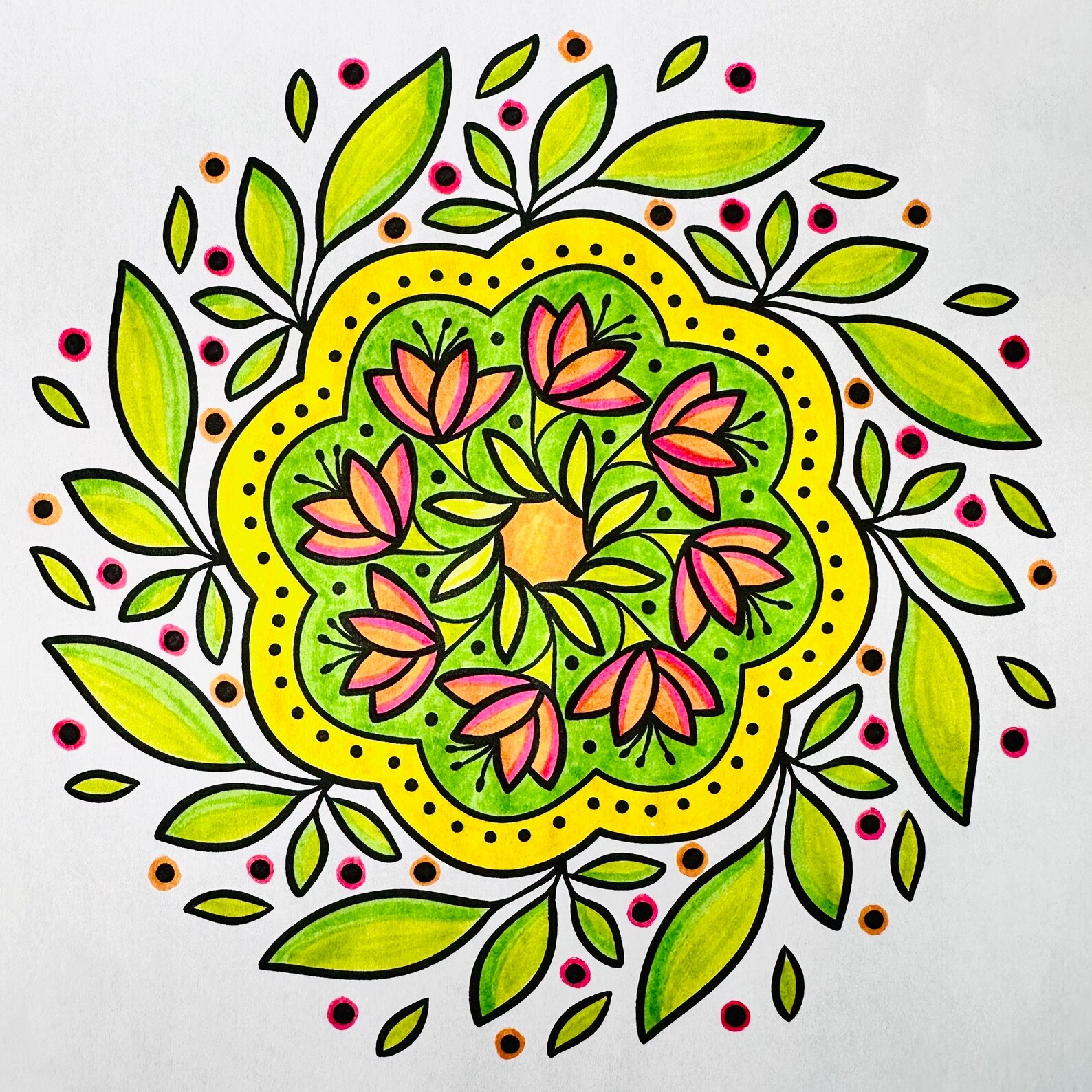 Easy Mandalas - Coloring Pages for Kids (30 Page PDF) Instant Download ...