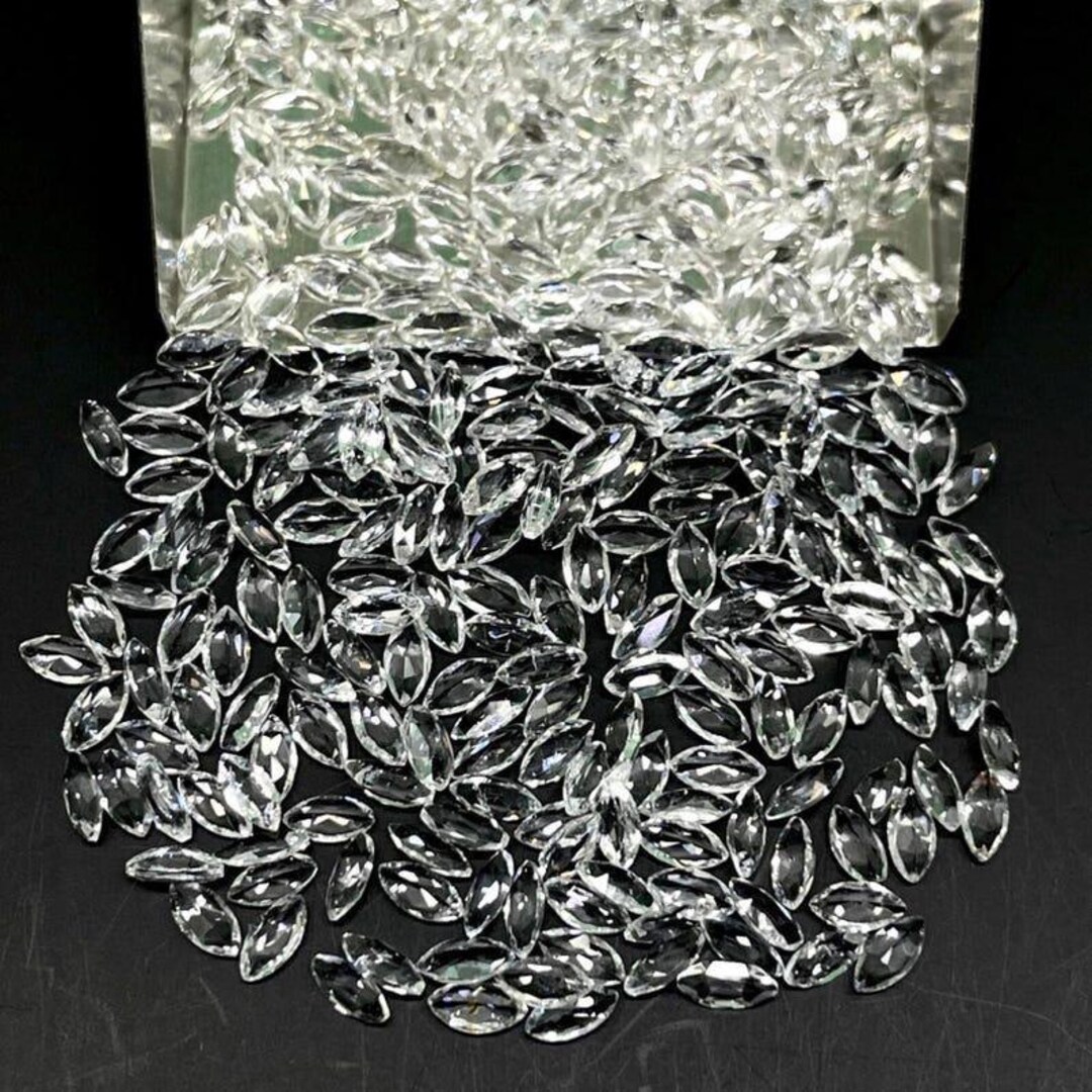 3x6 Mm Marquise Natural White Topaz Cut, Supper Quality Faceted ...