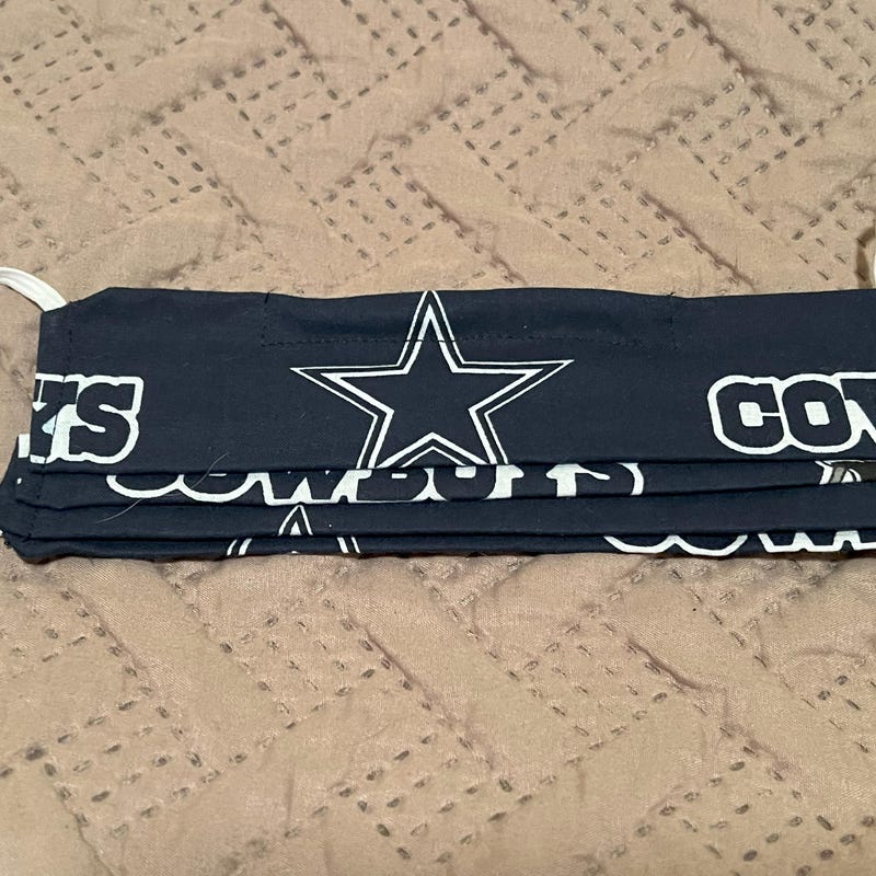 Dallas Cowboys Face Mask - Etsy