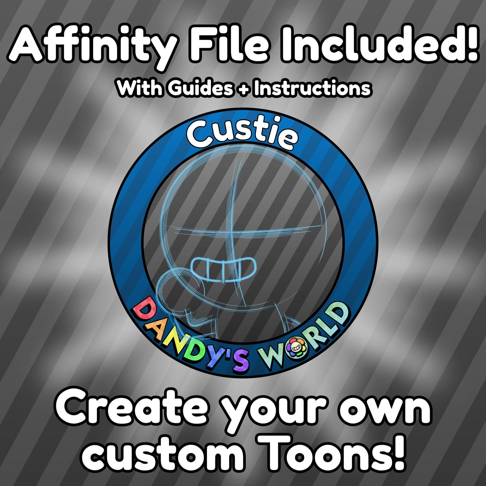 Dandy's World - Character Badges - Etsy