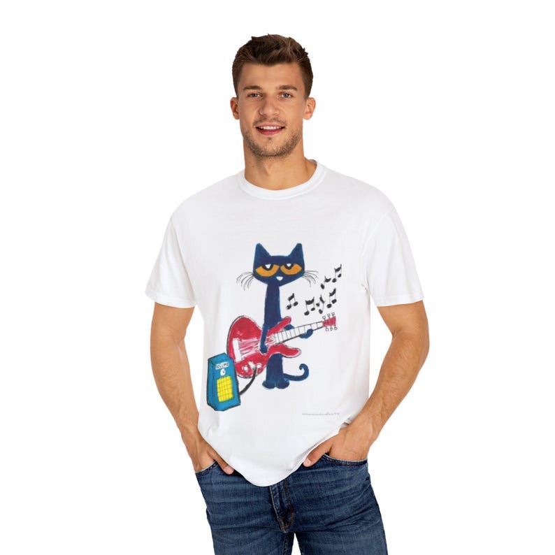 Pete the Cat Rockin T Shirt - Etsy