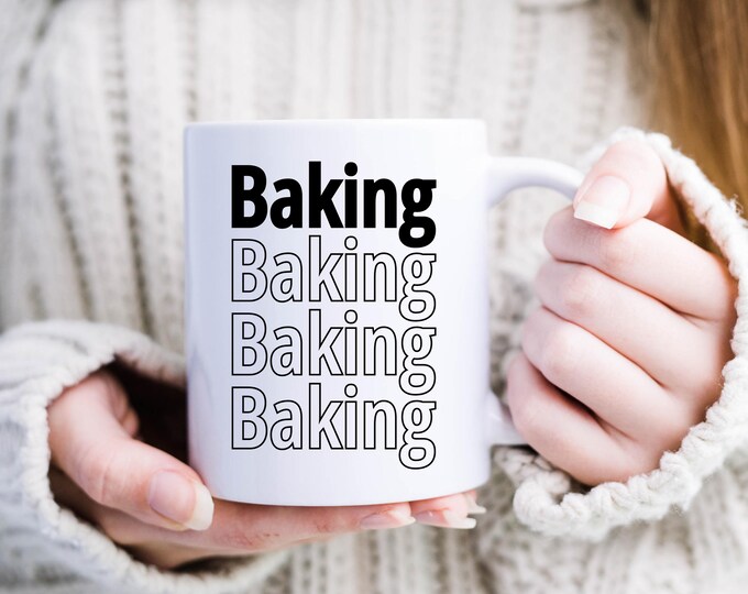 Baking Mug for Bakers Gift for Women Baking Gifts Best Coffee Cup ...