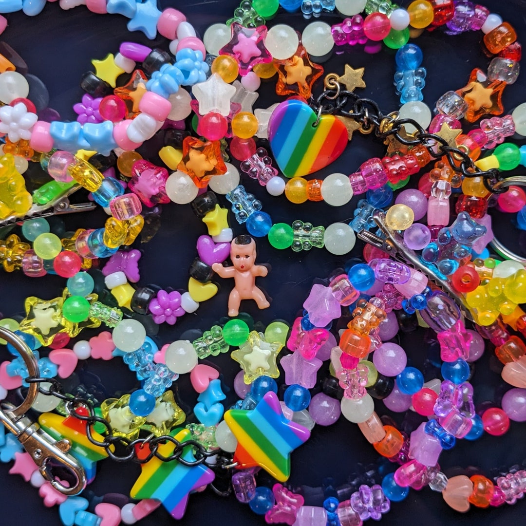 Custom Bracelets! Kandi / Decora / Kidcore / Clowncore / Fairy Kei - Etsy