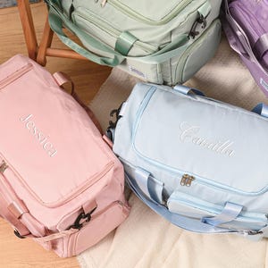 Custom Weekender Bag With Name, Personalized Name Duffel Bag ...
