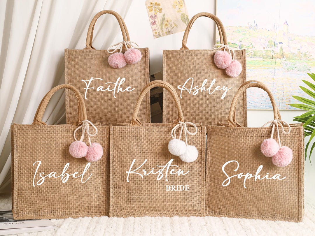 Custom Bridesmaid Gift Bag, Personalized Bridesmaid Gift Bags ...