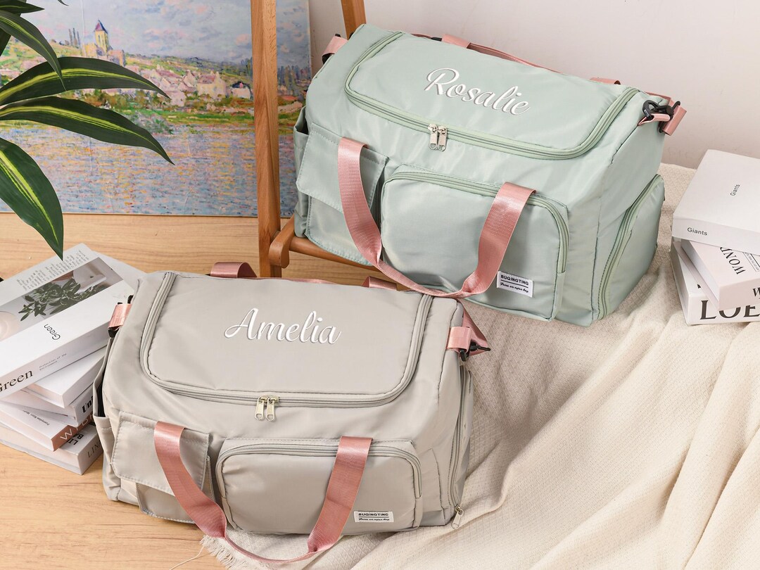 Personalized Name Duffel Bag, Custom Weekender Bag With Name ...