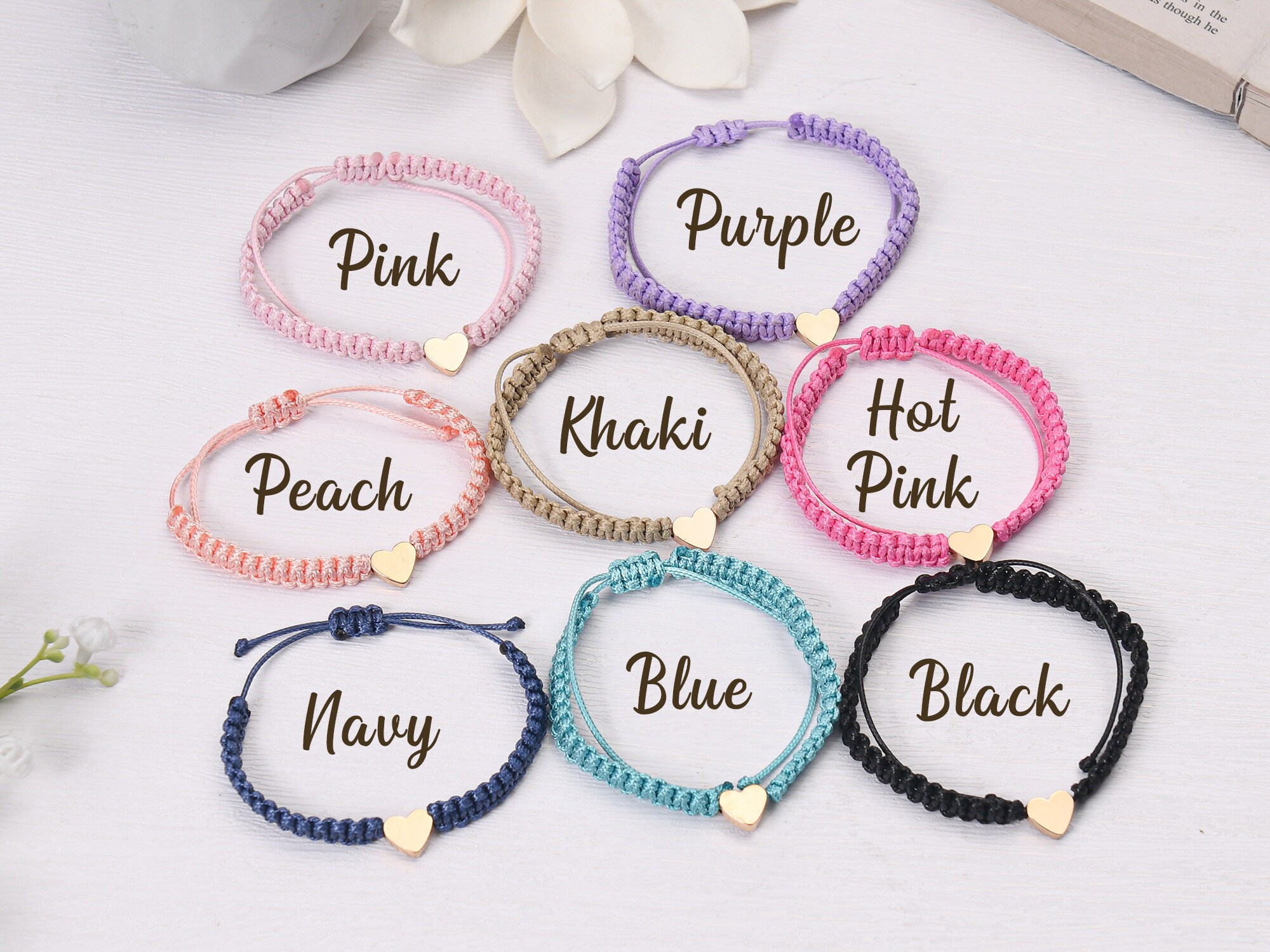 First Day of School Heart Bracelet, Back to School Bracelet Set, First ...