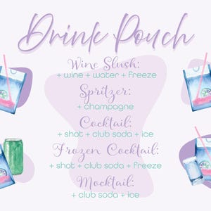 Adult Wine Slush Pouch | Just Add Champagne or Spirits | Frozen ...