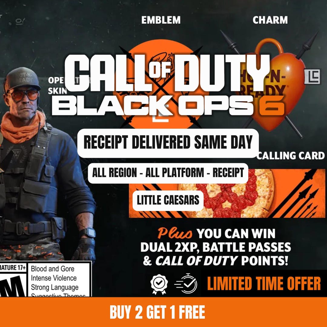Call of Duty: Black Ops 6 Little Caesars Promo Code Exclusive Rewards ...