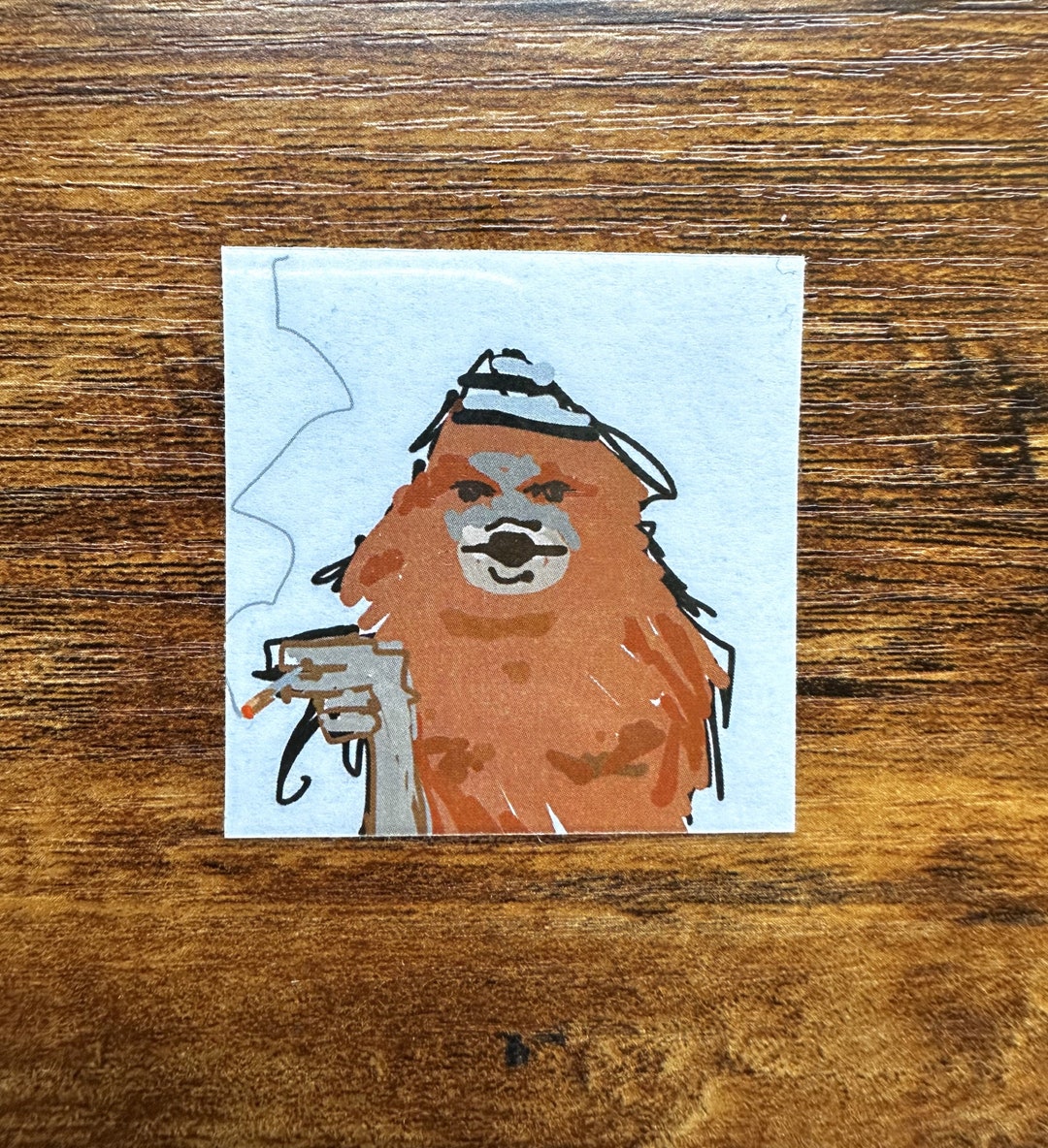 Orangutan Smoking a Cigarette Sticker - Etsy