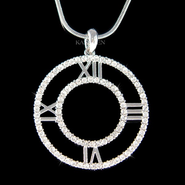 Clock Face Charm - Etsy