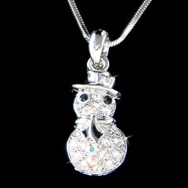 Crystal Snowman - Etsy