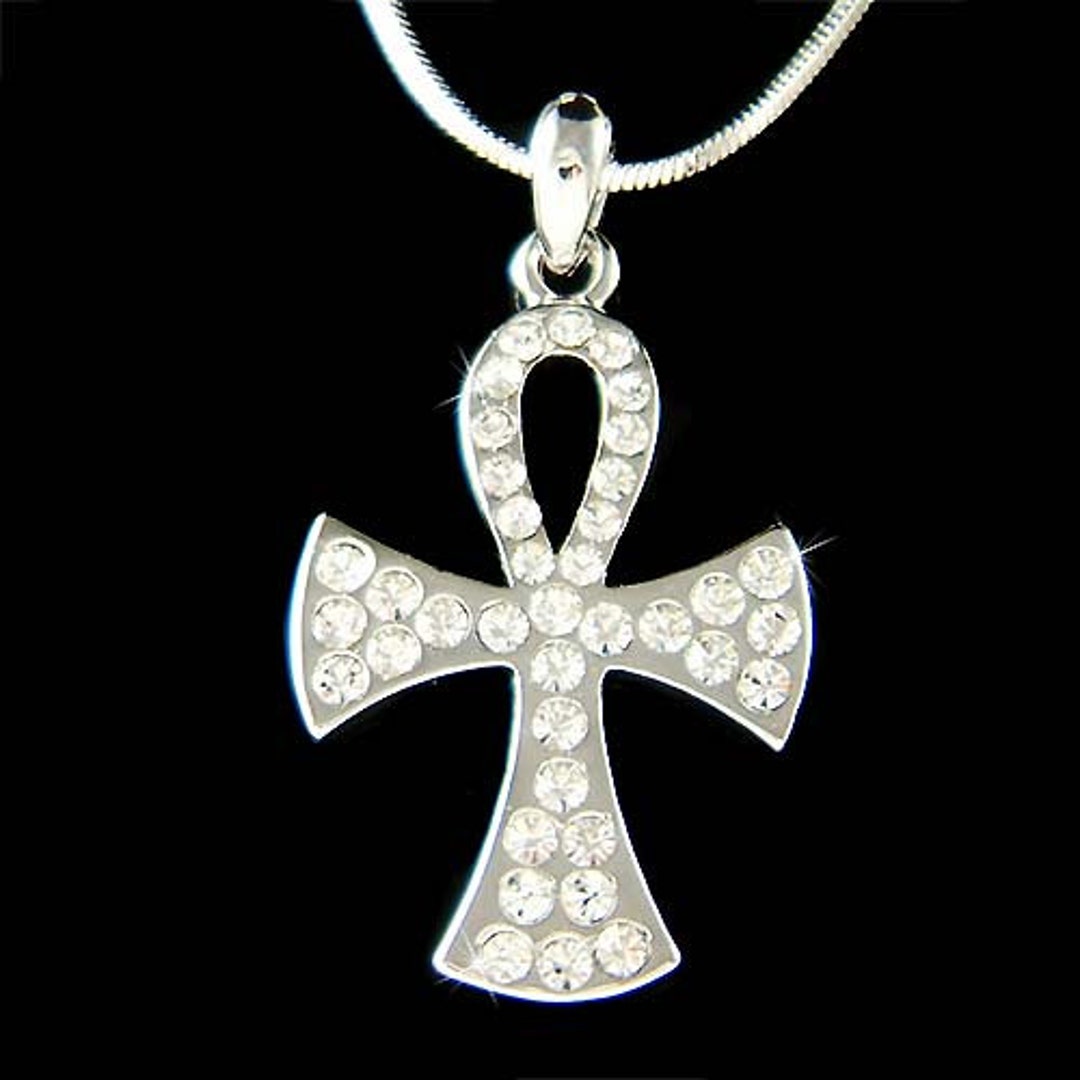Swarovski Crystal Ankh Egyptian Hieroglyphic Symbol Breath of Life ...