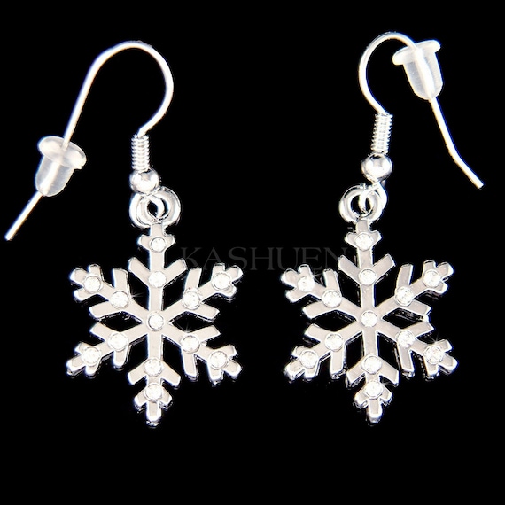 Swarovski Crystal Rhinestone Clear SNOWFLAKE Snow Flake Winter | Etsy