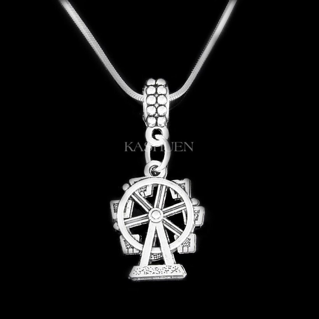 Ferris Wheel Necklace, Amusement Ride Lover, Fair Lover, State Fair ...