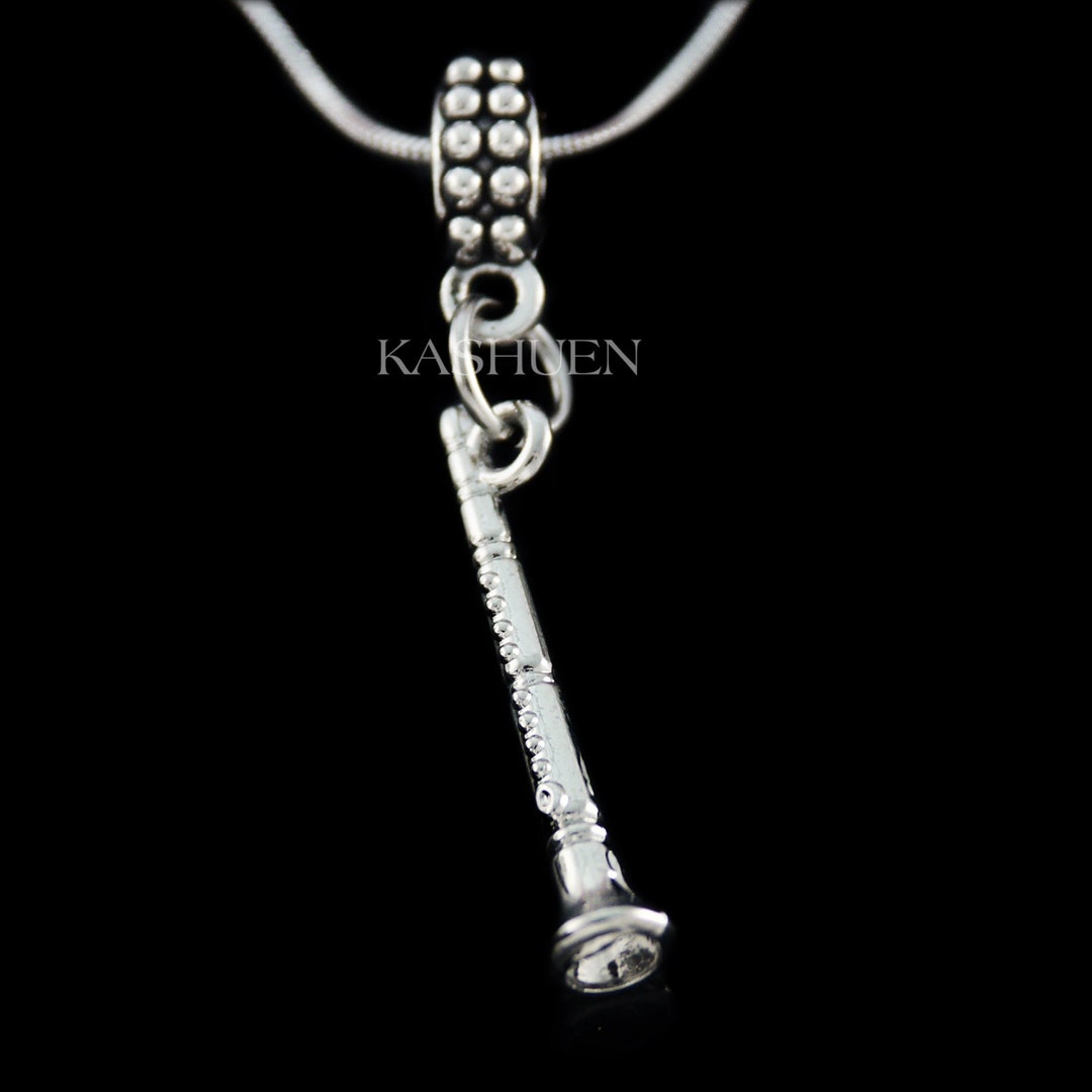 Clarinet Woodwind Instrument Music Musical Band Player Jewelry Necklace ...