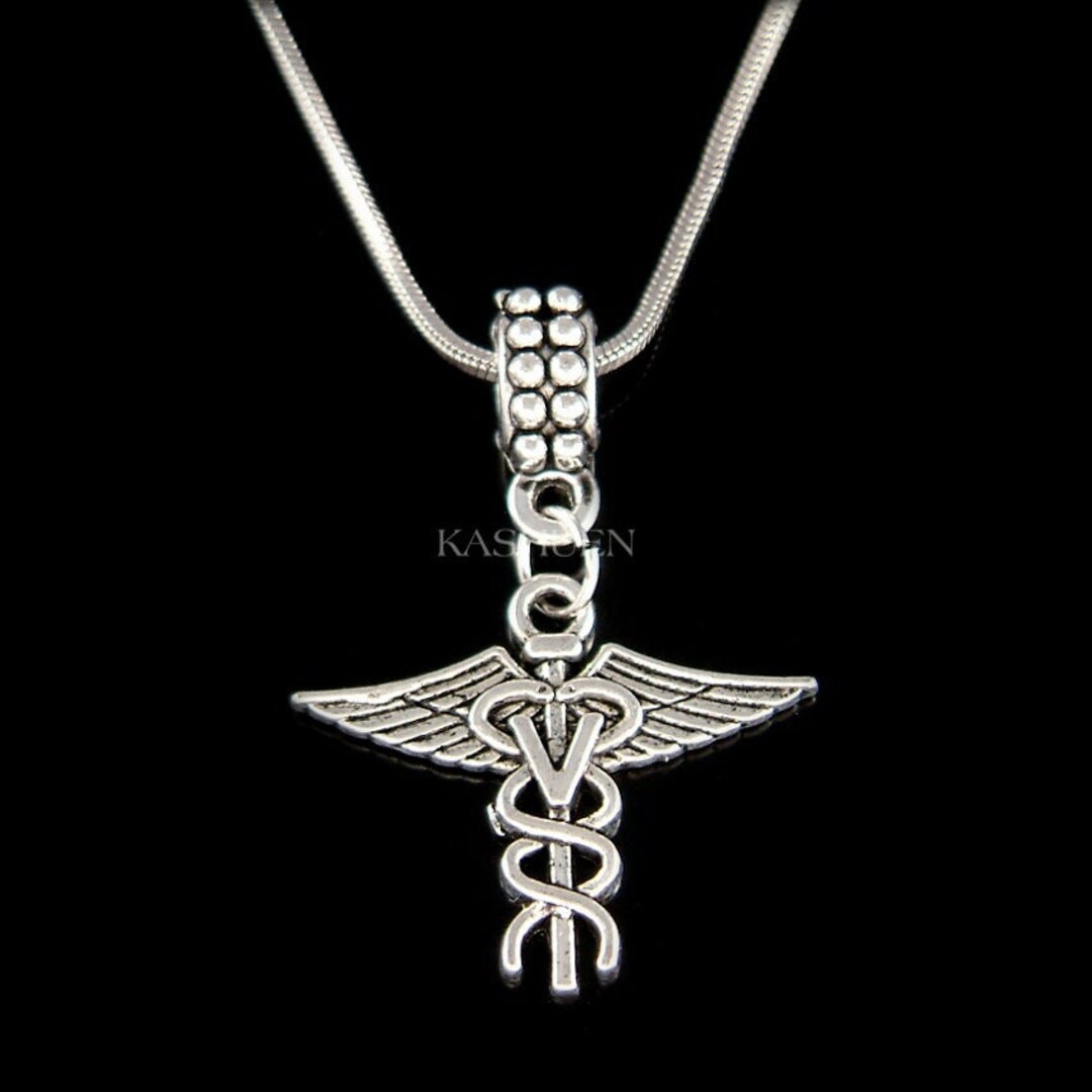 Veterinarian Caduceus Veterinary Technician Vet Tech Medical Jewelry ...