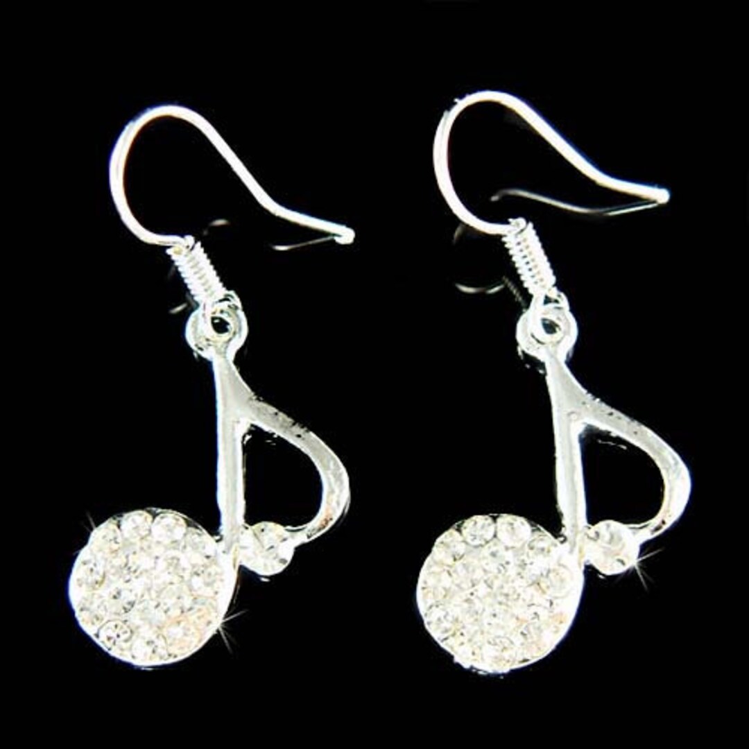 Swarovski Crystal Clear 8th MUSIC NOTE Quaver Love Musical Note ...