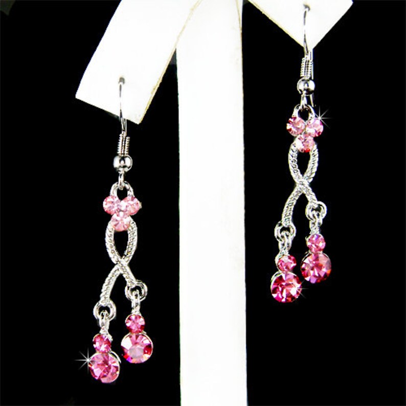 Swarovski Crystal AB Ribbon Heart Bridal Wedding Bridesmaids - Etsy