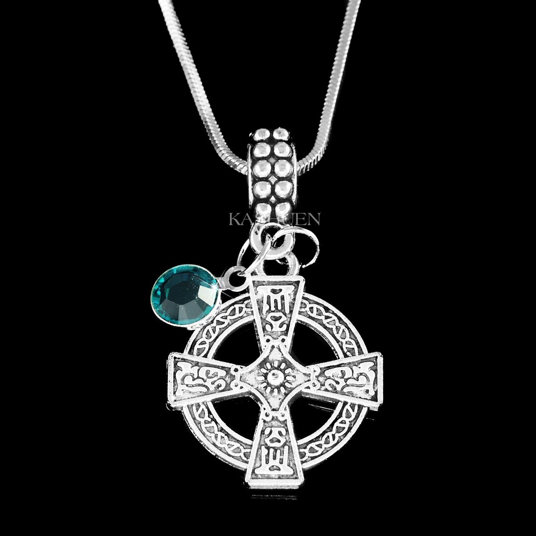 Celtic Cross Necklace Irish Knot Faith in God Lord Jesus Christ ...