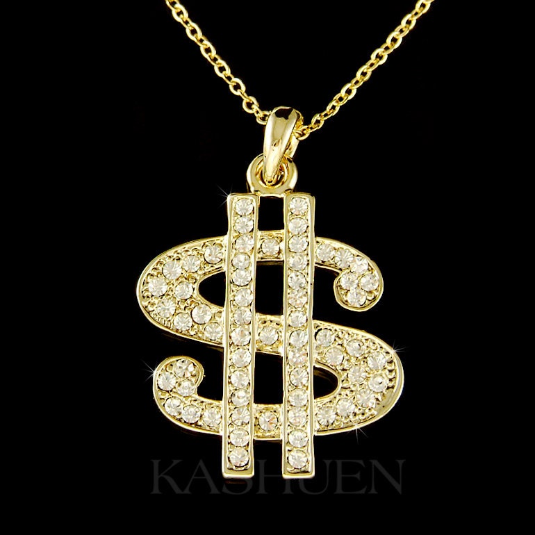 Swarovski Crystal Bling Dollar Sign Symbol Hip Hop Gangster | Etsy