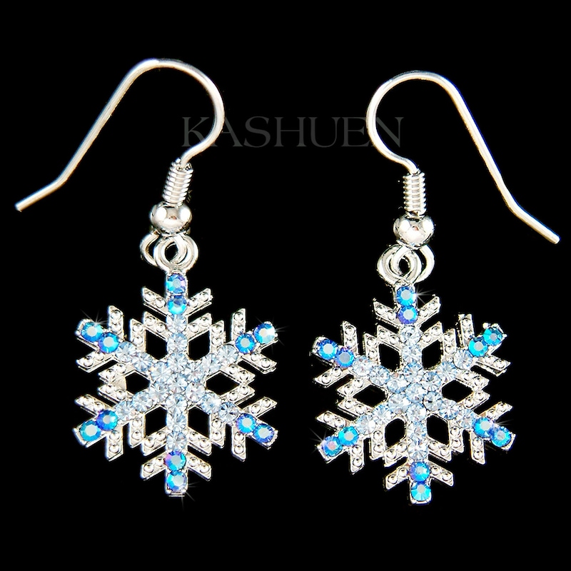 Snowflake Earrings - Etsy