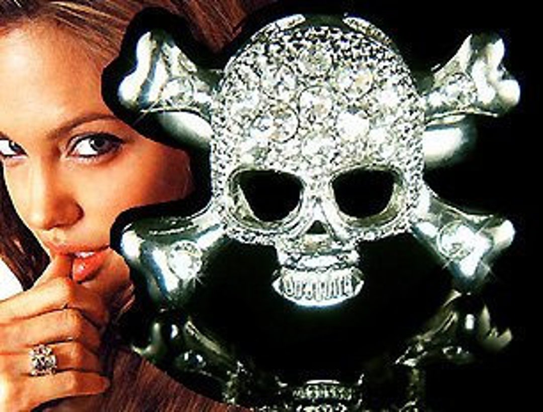 Swarovski Crystal Gothic Skull Hip Hop Dia De Los Muertos Day of the ...