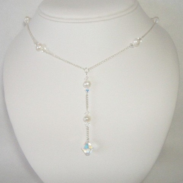 Bridal Y Necklace - Etsy