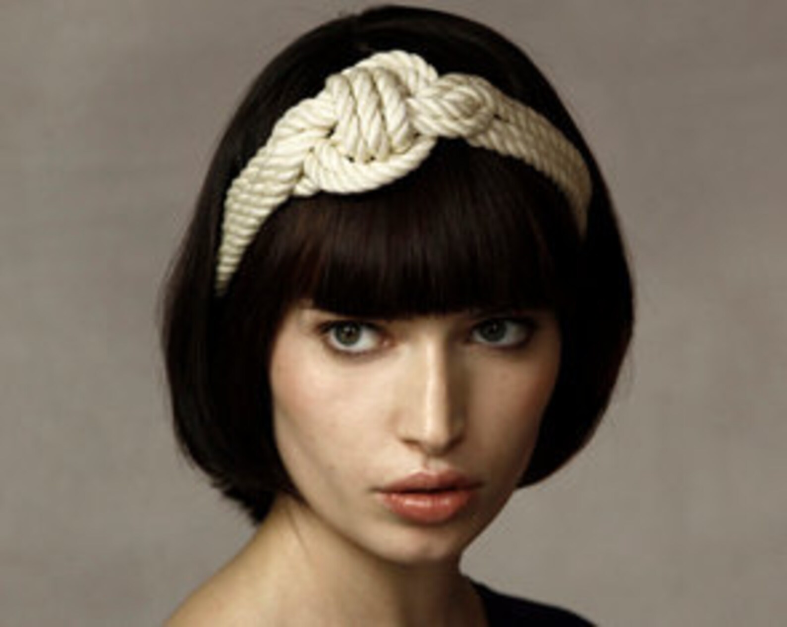 Navy Blue 4 Thick Ropes Nautical Knotted Elastic Headband | Etsy