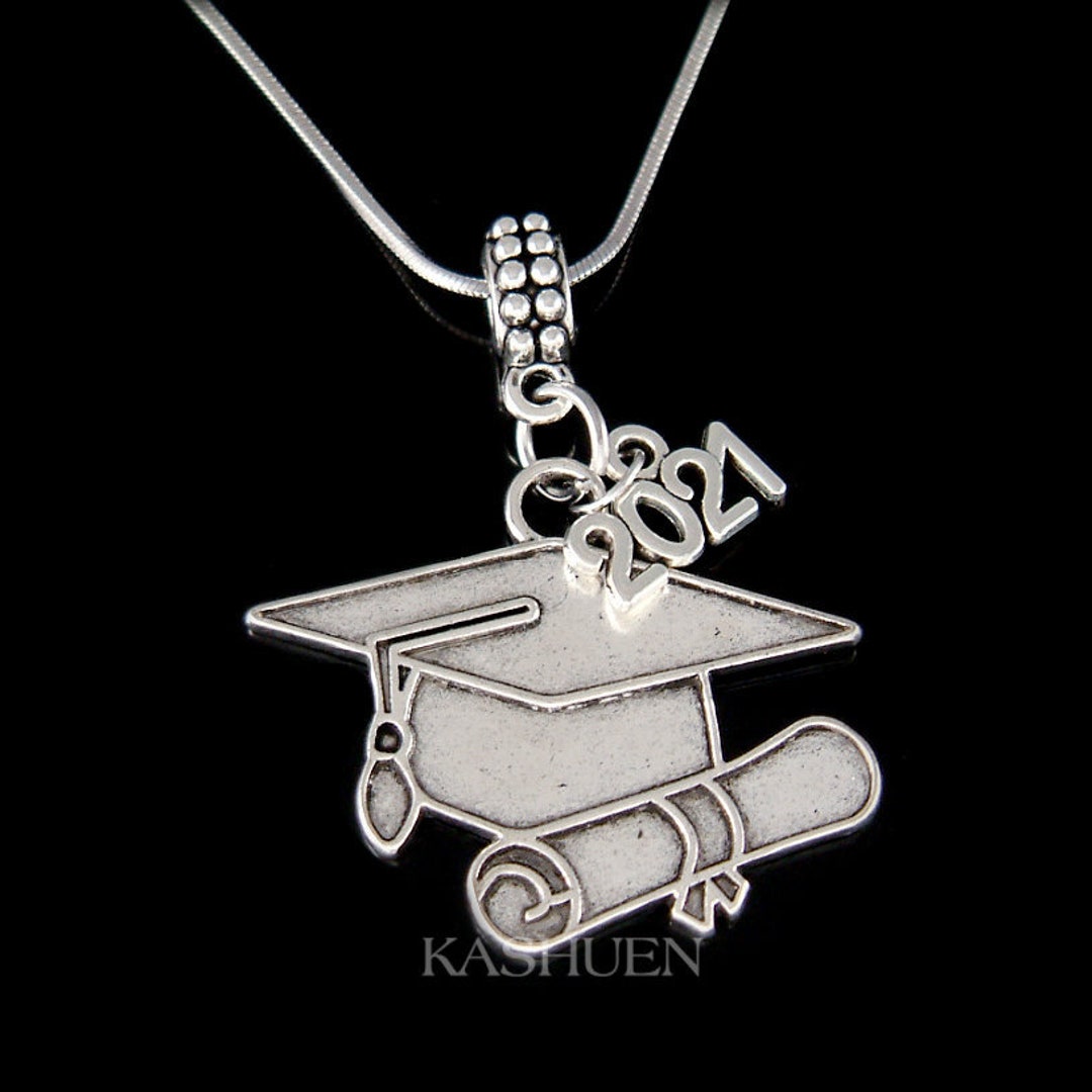 2024 Graduation Cap Diploma Master Degree Jewelry Necklace, Keychain ...