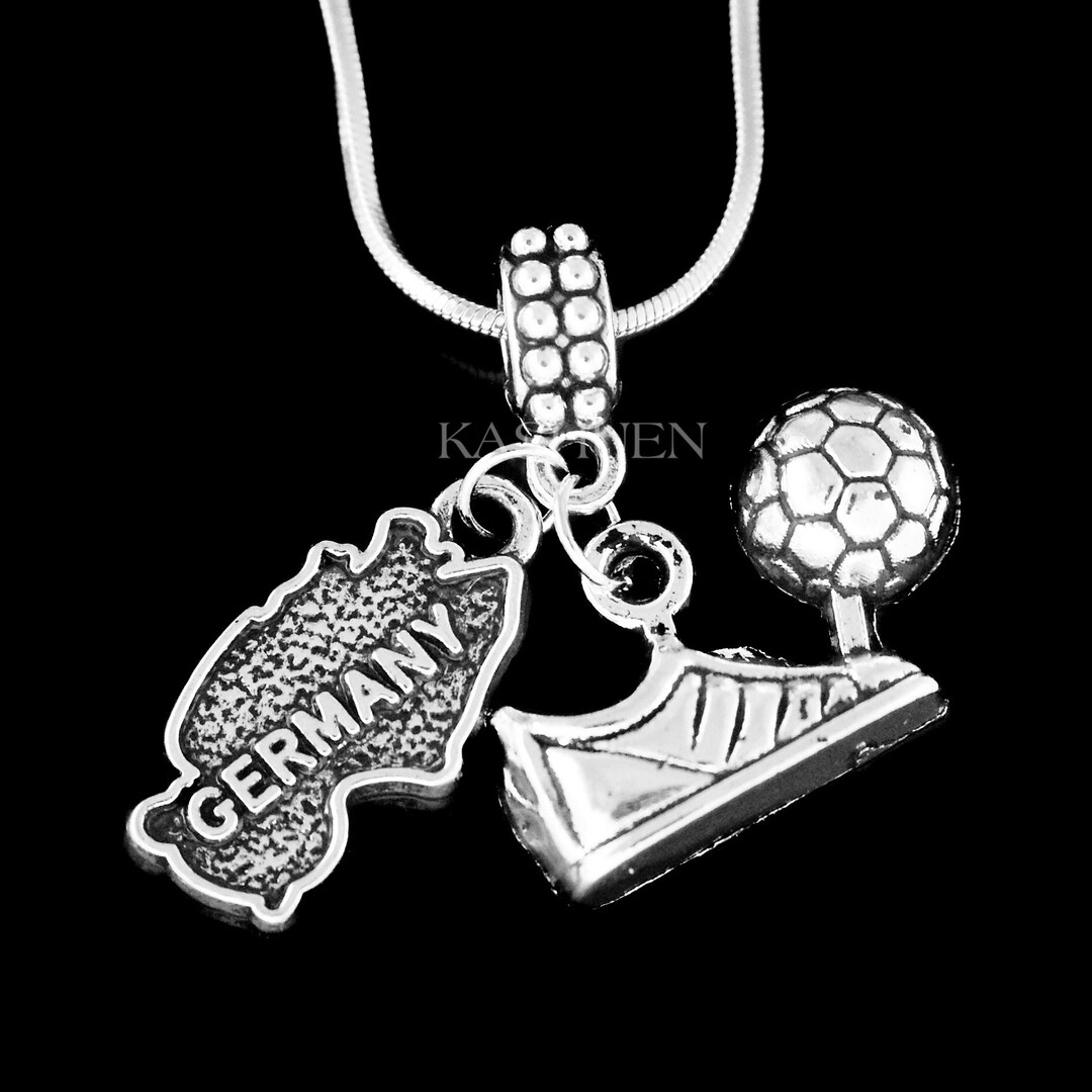 Love Germany Football Necklace, German Soccer Player Birthday Gifts ...