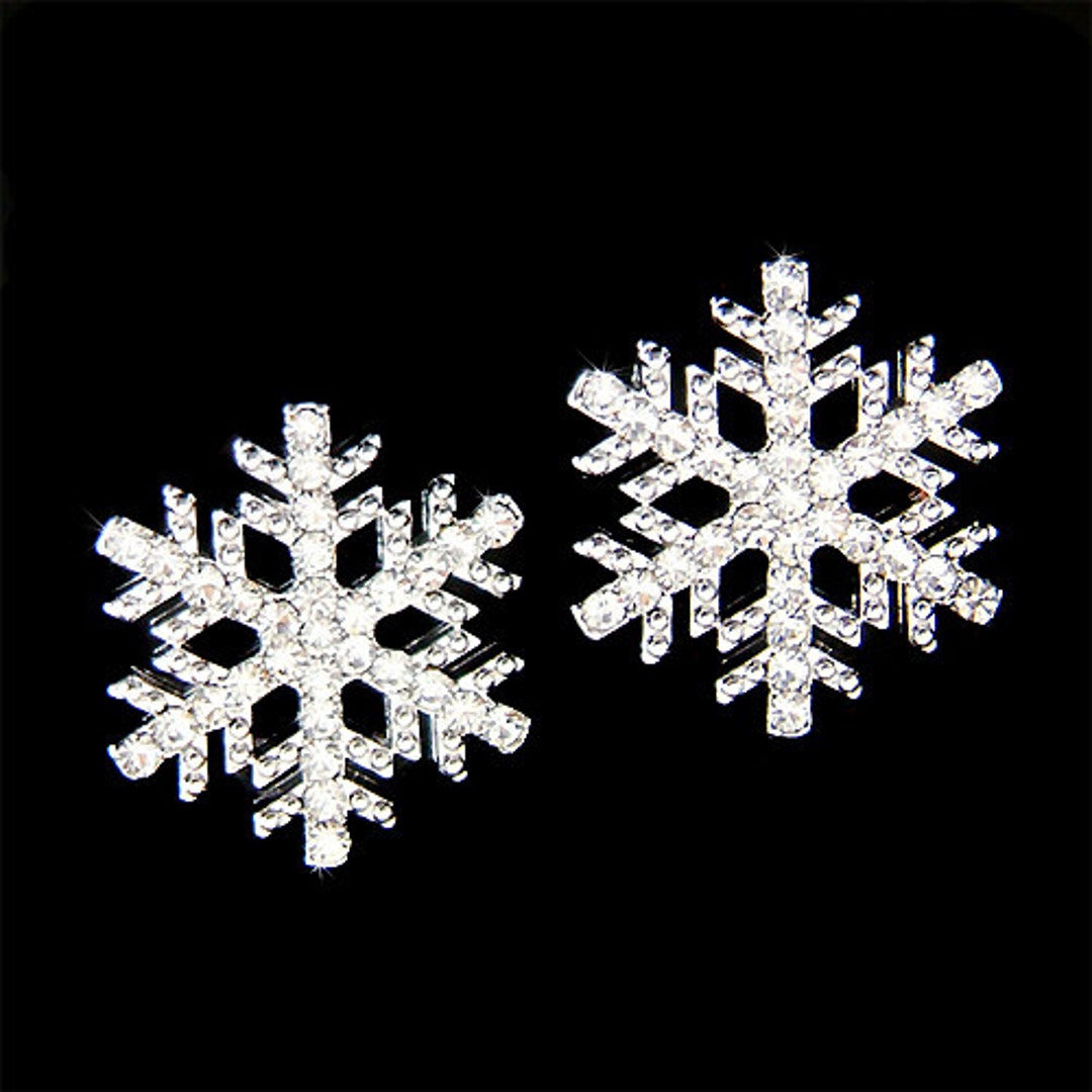 Swarovski Crystal Rhinestone SNOWFLAKE Snow Flake Winter Holiday ...