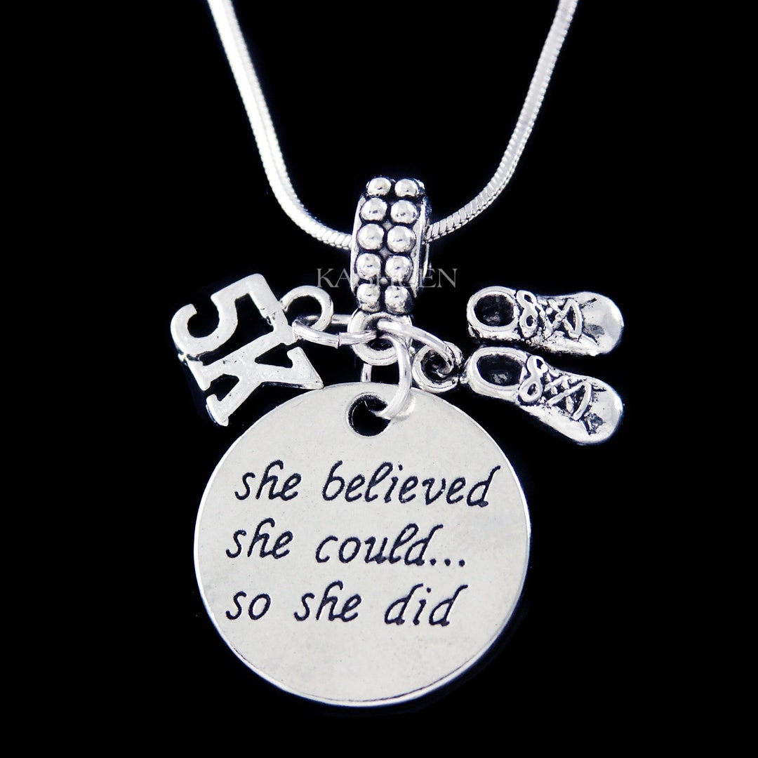 5K Run Track Running Shoes Runners Gifts for Teens Girls Women Necklace ...