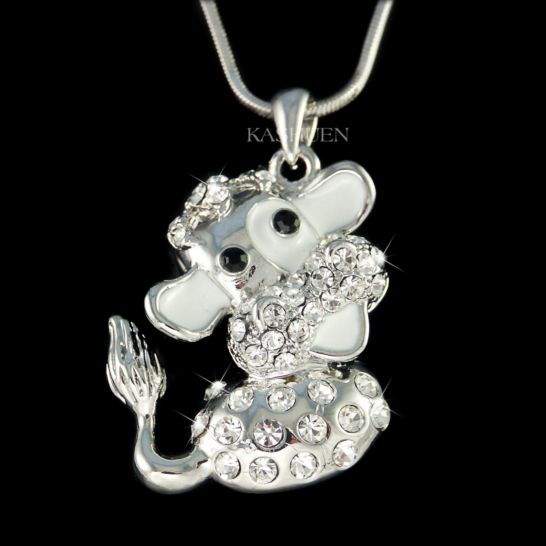 Swarovski taurus charm necklace Etsy Italia