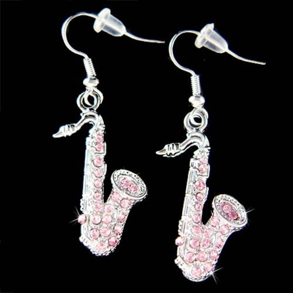 Swarovski Crystal Pink TENOR ALTO Sax SAXOPHONE Music Musical | Etsy