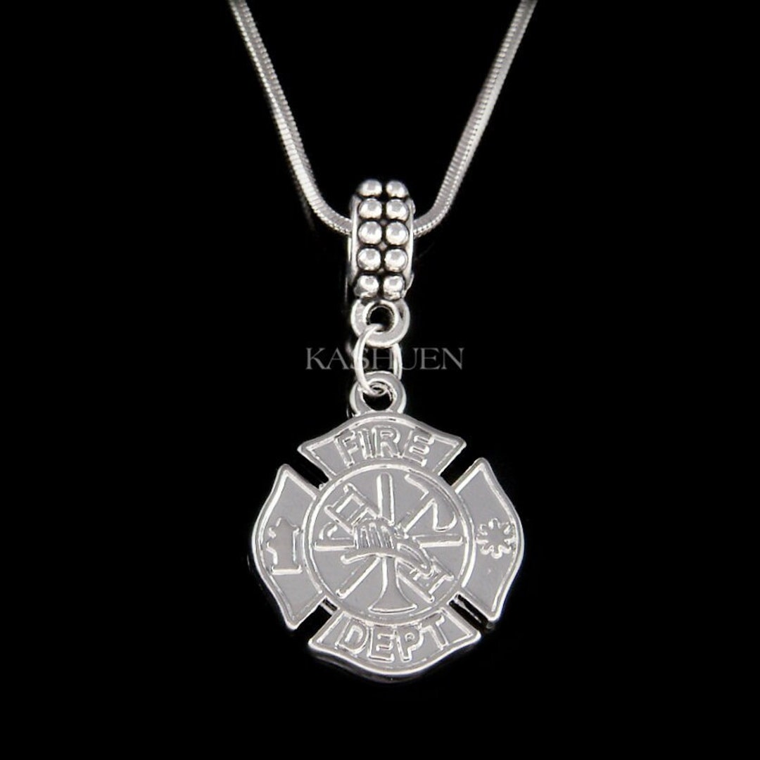 Emblème pompier pompier symbole pompier EMS collier croix de Malte ...