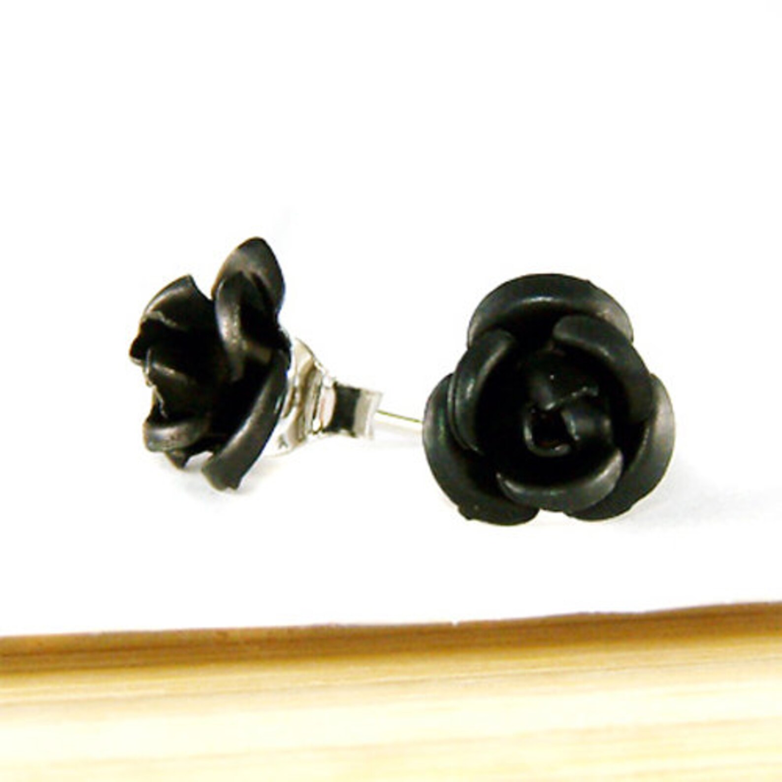 Swarovski Crystal Black Rose Flower Floral Charm Pendant Chain - Etsy