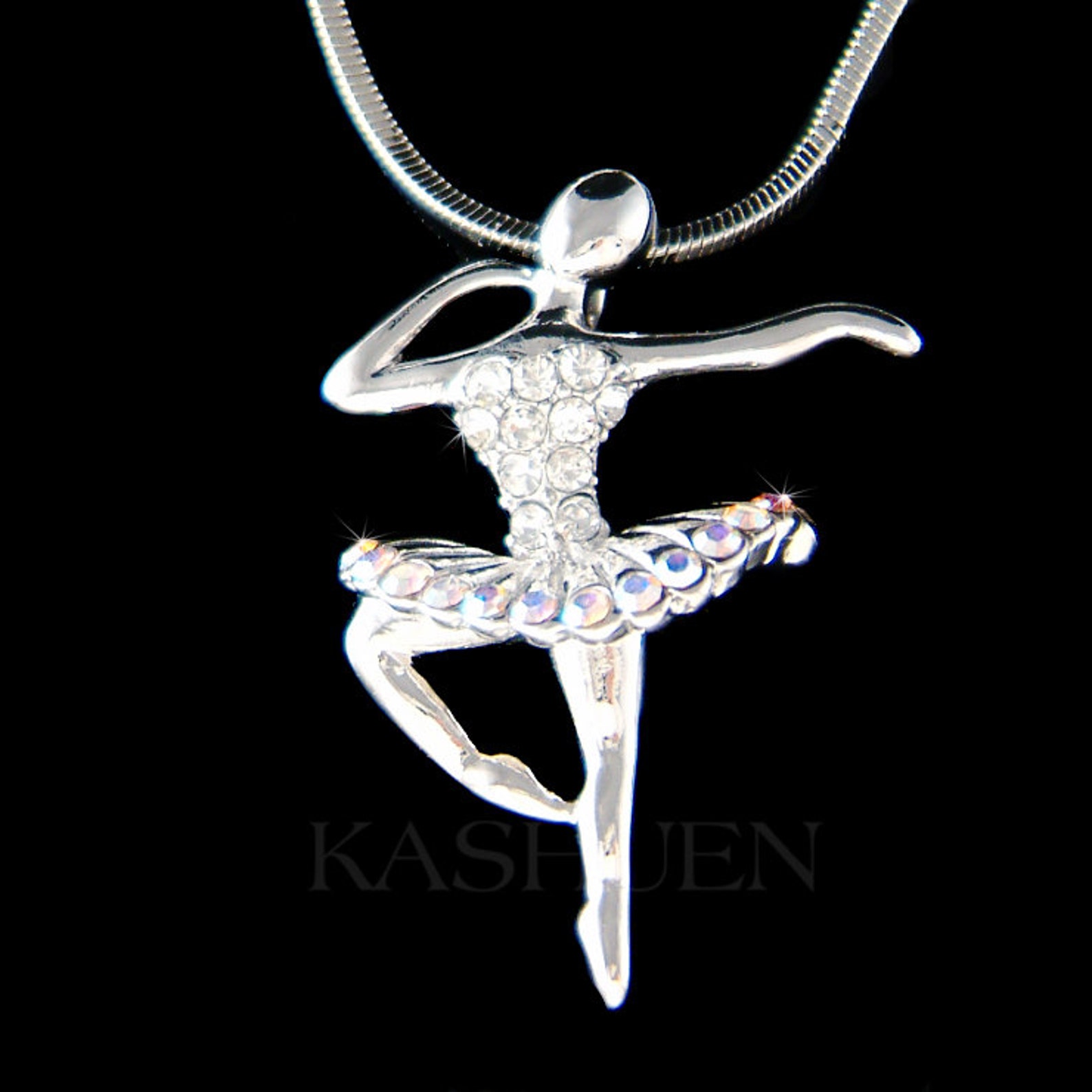 Swarovski Crystal Clear BALLERINA Ballet Dance the Nutcracker Girl ...