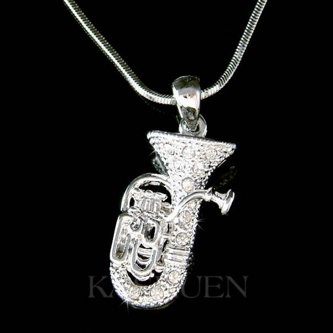 Swarovski Crystal Tuba Euphonium Eupho Euph Baritone Horn Music Musical ...