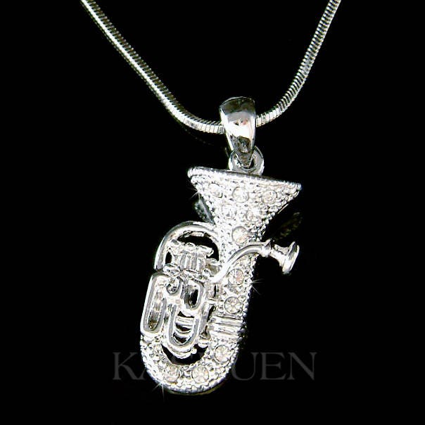 Swarovski Crystal Tuba Euphonium Eupho Euph Baritone Horn | Etsy