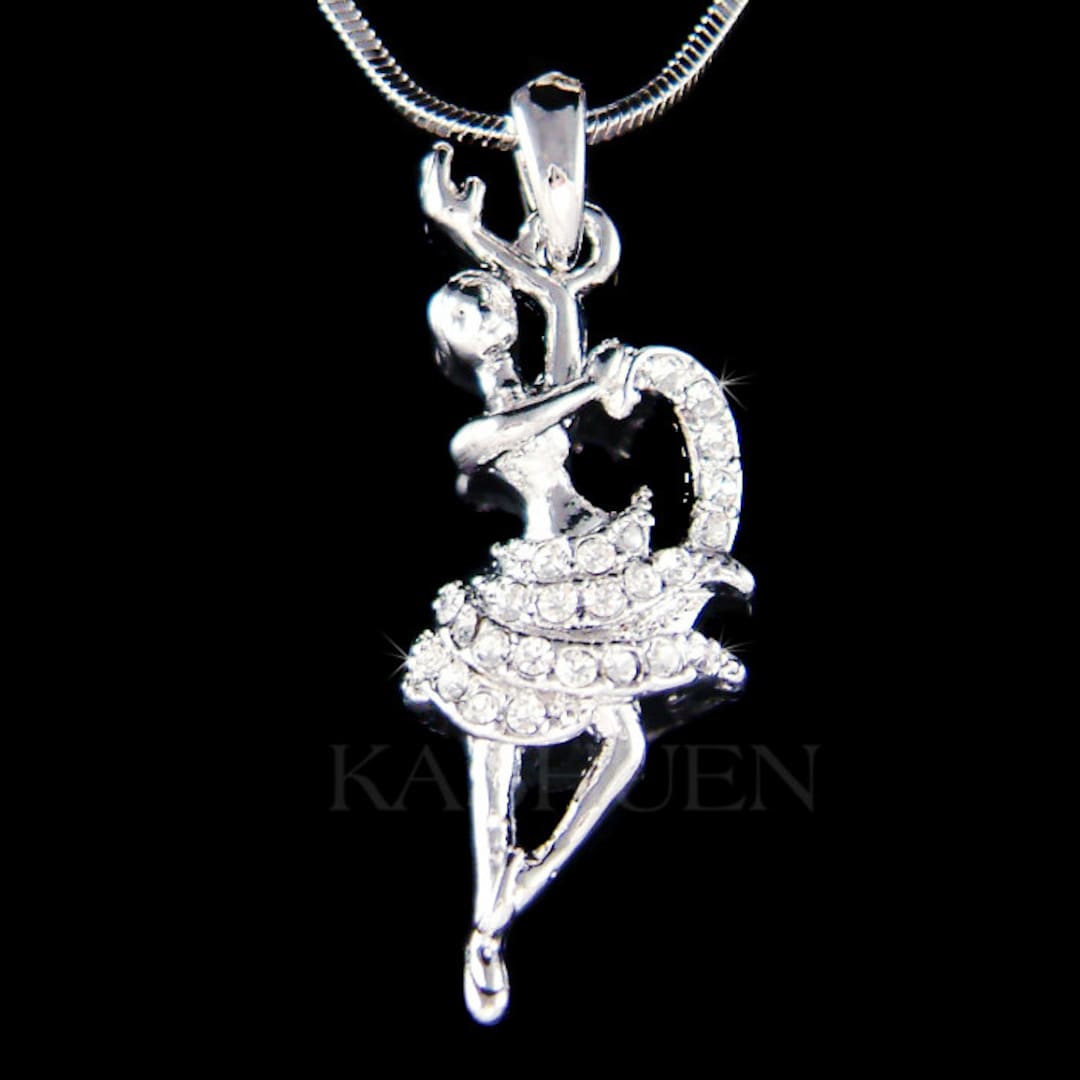 Swarovski Crystal Flamenco Ballroom Tango Ballerina Ballet Dance Girl ...