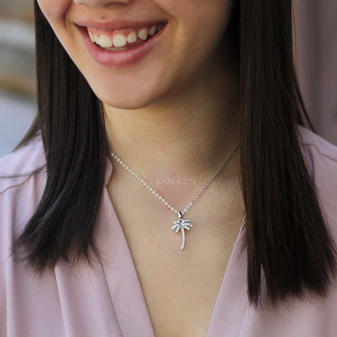 Swarovski Crystal Hawaiian Vacation Palm Tree Coconut Hawaii Bridal ...