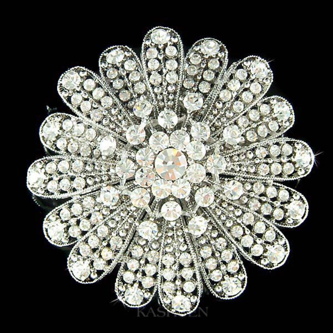 Swarovski Crystal Starburst Sunflower Flower Floral Bouquet - Etsy