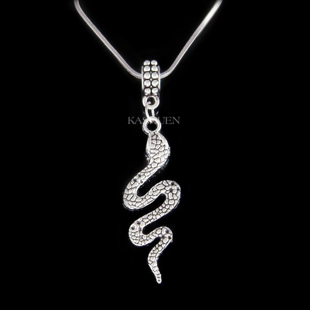 Long Snake Necklace Serpent Devil Eve in Paradise Boa Constrictor ...