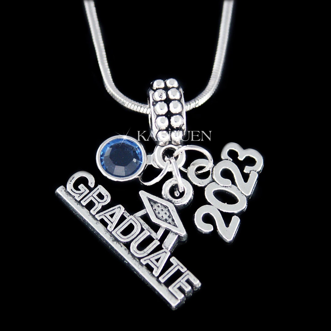 2024 Graduation Cap Diploma Master Degree Jewelry Necklace Unisex Men ...