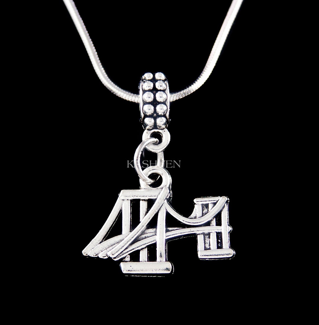 Brooklyn Bridge New York City Manhattan Landmarks Necklace NYC Jewelry ...