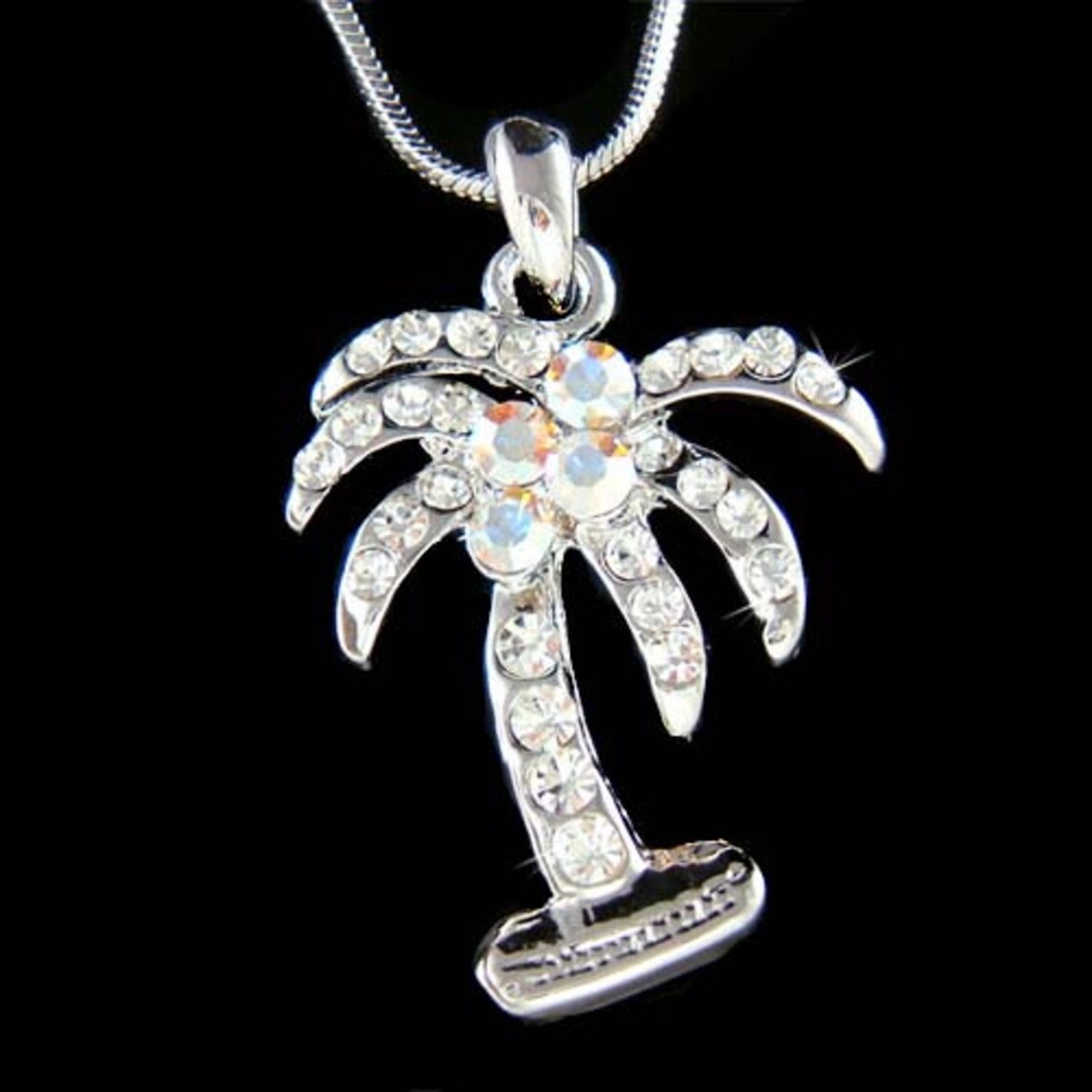 Swarovski Crystal Hawaiian Vacation Palm Tree Coconut Hawaii - Etsy