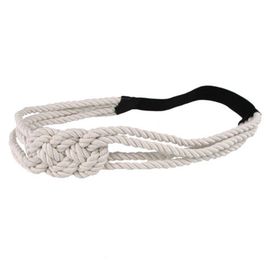 Navy Blue 4 Thick Ropes Nautical Knotted Elastic Headband | Etsy