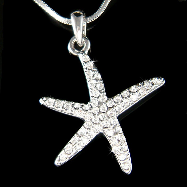 Swarovski Crystal Starfish Sea Star Fish Beach Wedding | Etsy